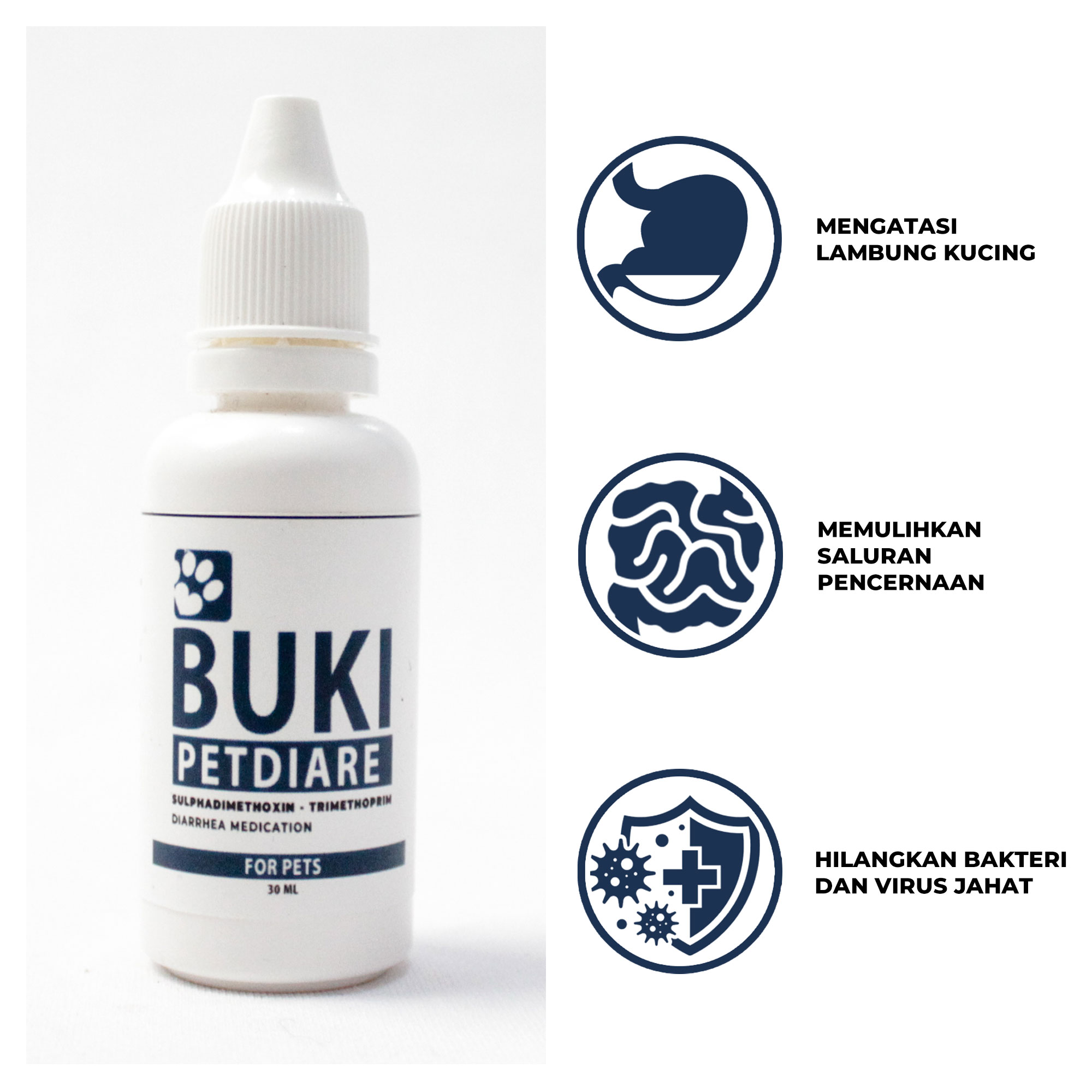 Powerful Diarrhea And Catrup Medicine For Cats And Dogs - BUKI PET ...