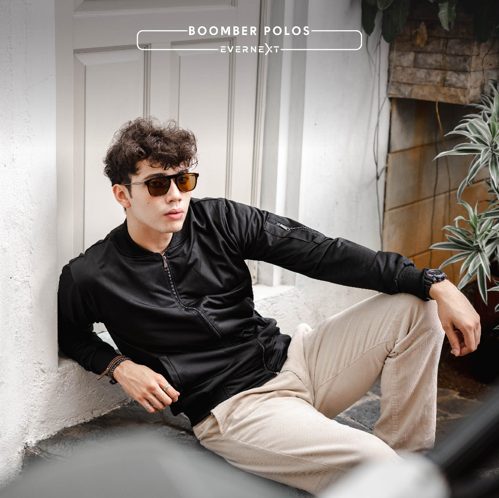 Evernext - Men's Plain Bomber Jackets Men's Plain Jackets Men's Casual ...