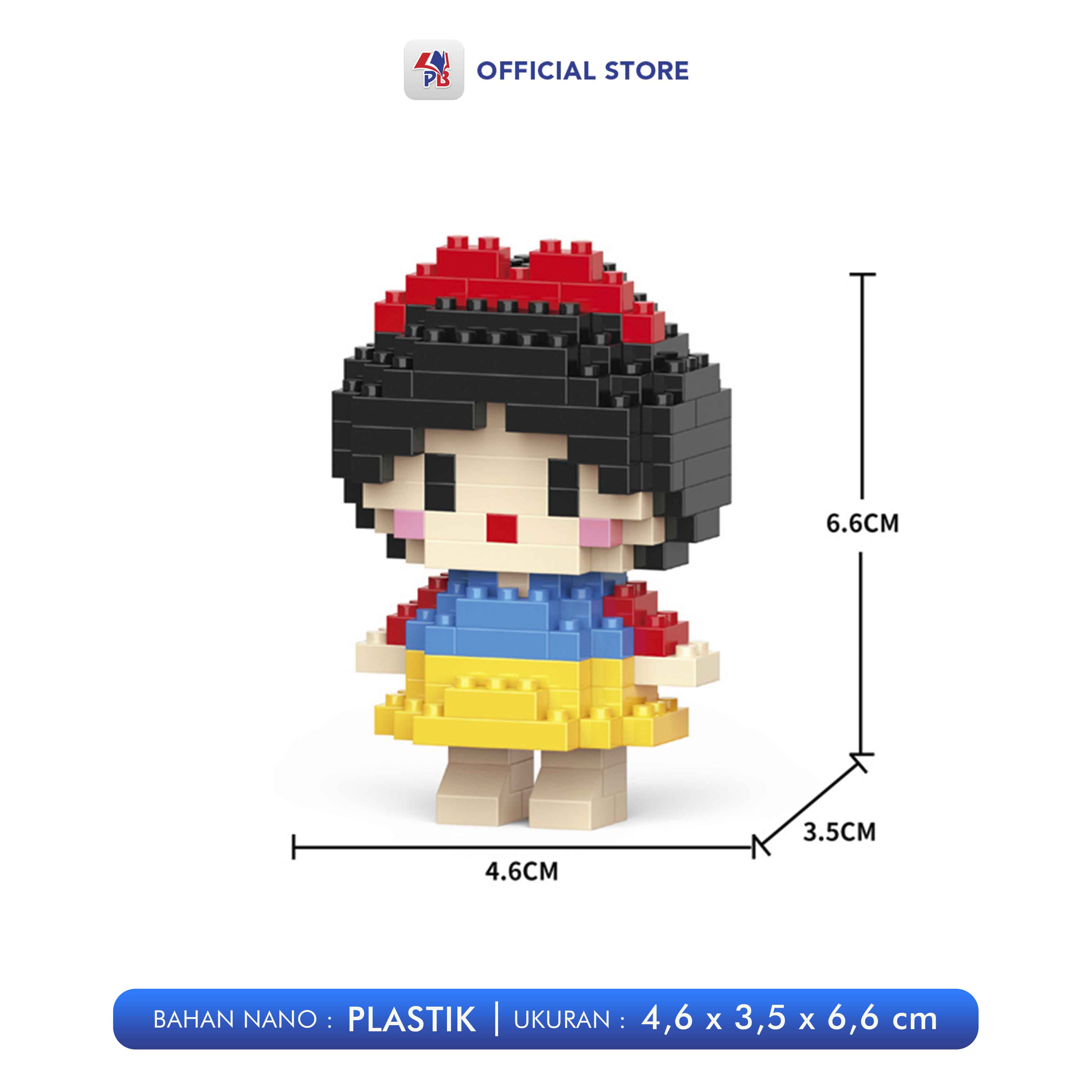Nano Block Cartoon Character Model / Bricks Make A Wise Life Building ...