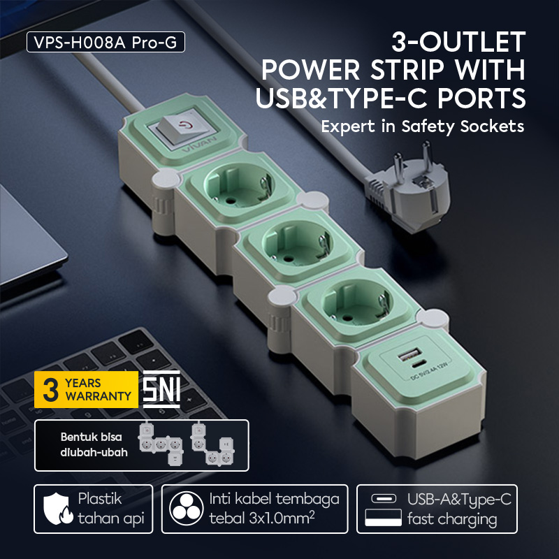 Vivan X CeceFancy Safety Socket VPS-H008A PRO Switch Adapter Socket ...