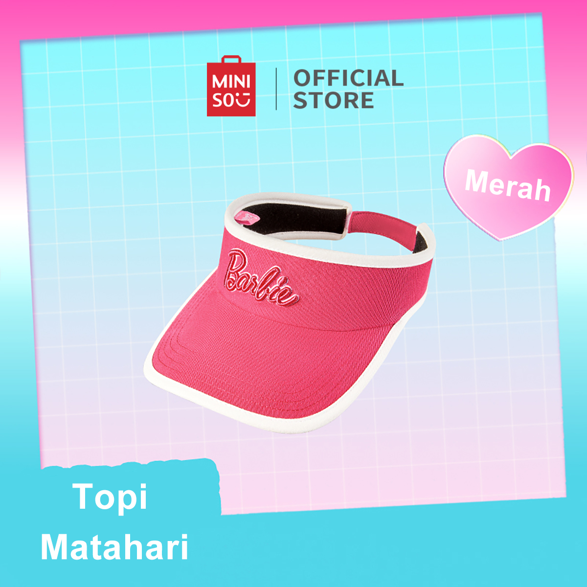 Miniso x Barbie Shining Collection Women's Sunhat Hat Fashion Hat ...