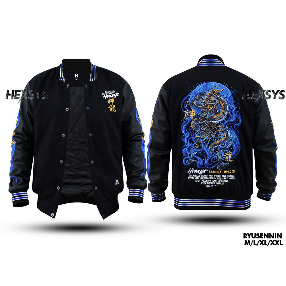 Cod!!! X Hexsys-Ryusenin Varsity Jacket Embroidery Breakside Baseball ...