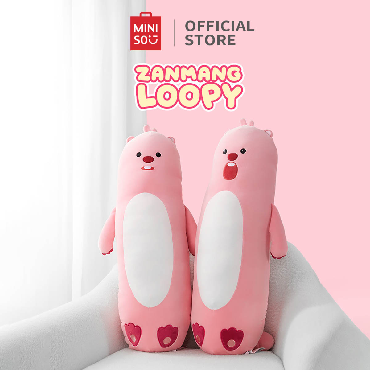 Miniso x ZANMANG Loopy Collection Pillow Bolster Pillow 2 Various ...