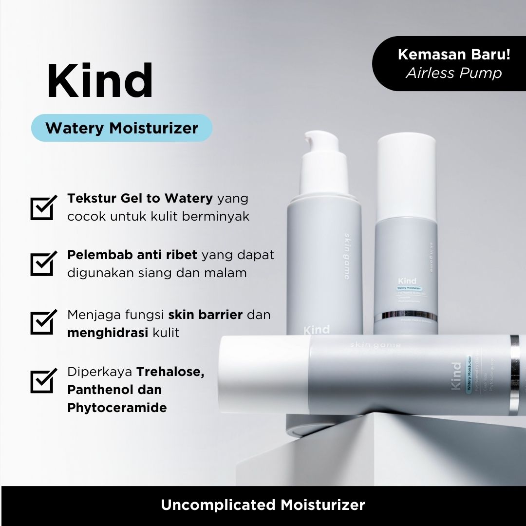 Skin Game Kind Watery Moisturizer - Face Moisturizer (Skin Barrier ...