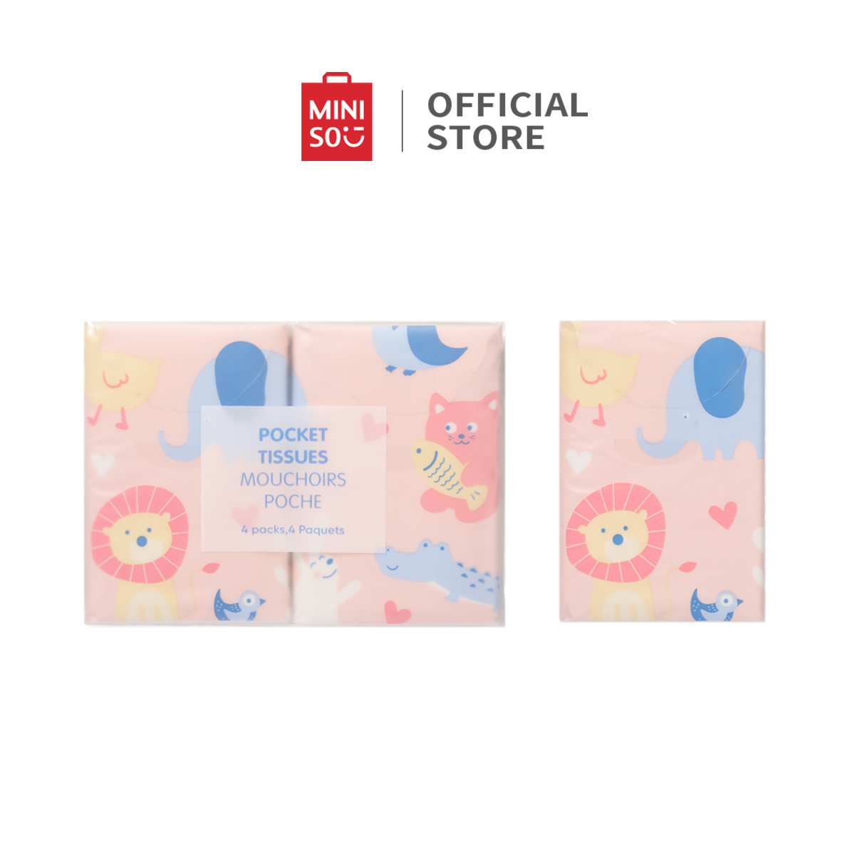 Miniso Tissue Package Tissues Packs Forest Family 2.0 Skin-Friendly ...
