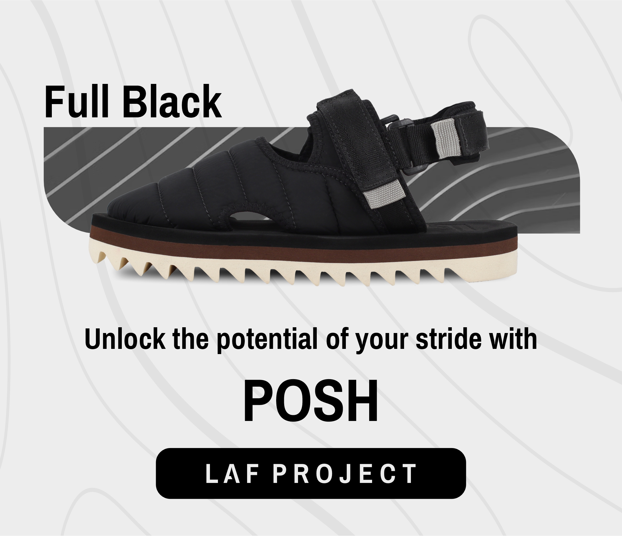 Laf Project x Flashy - Men's Women's Travel Mountain Sandals - Posh ...