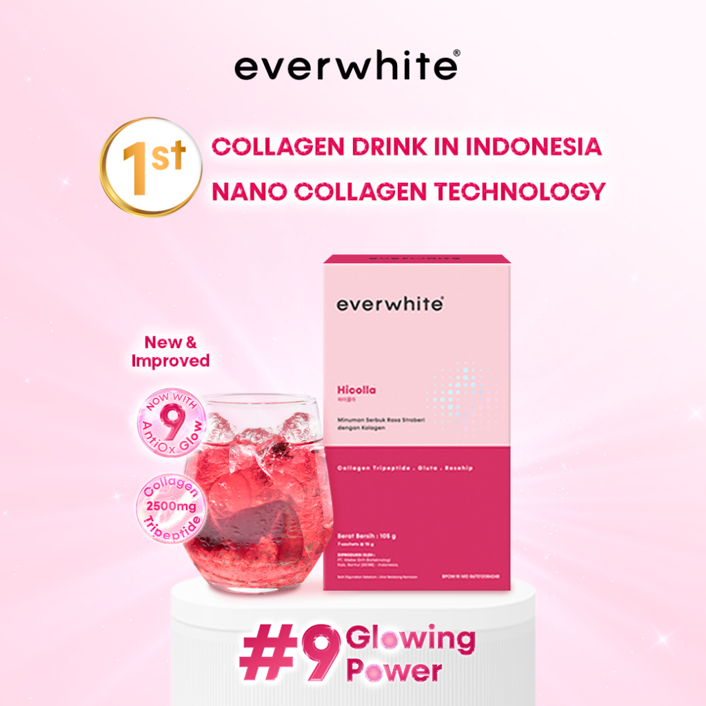 Everwhite Hicolla Sachet Skin Brightening Collagen Drink - Collagen Drink | Shopee Malaysia