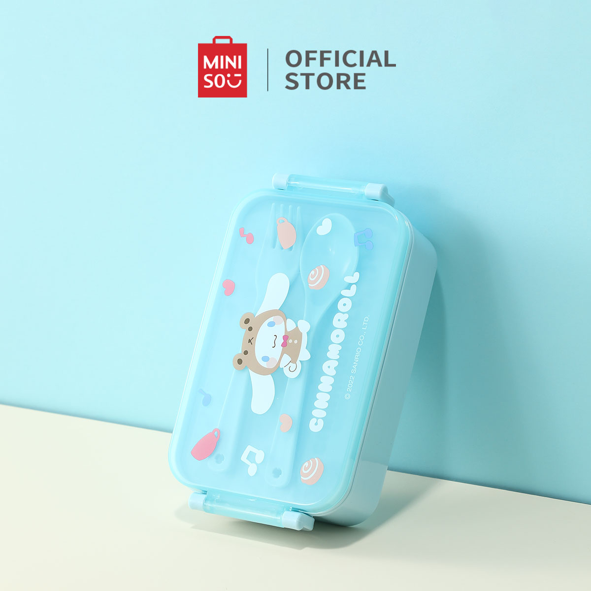 Miniso x Sanrio Bento Lunch Box Food Packaging Box With Spoon and Fork ...