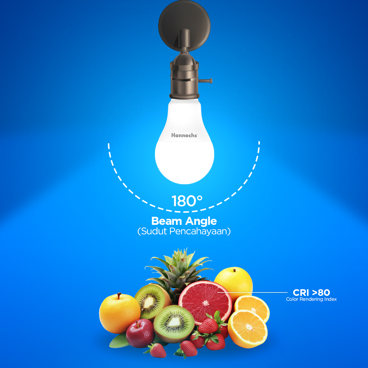 CAHAYA Hannochs NEX LED Bulb 3W White Light Package contains 10 pcs ...