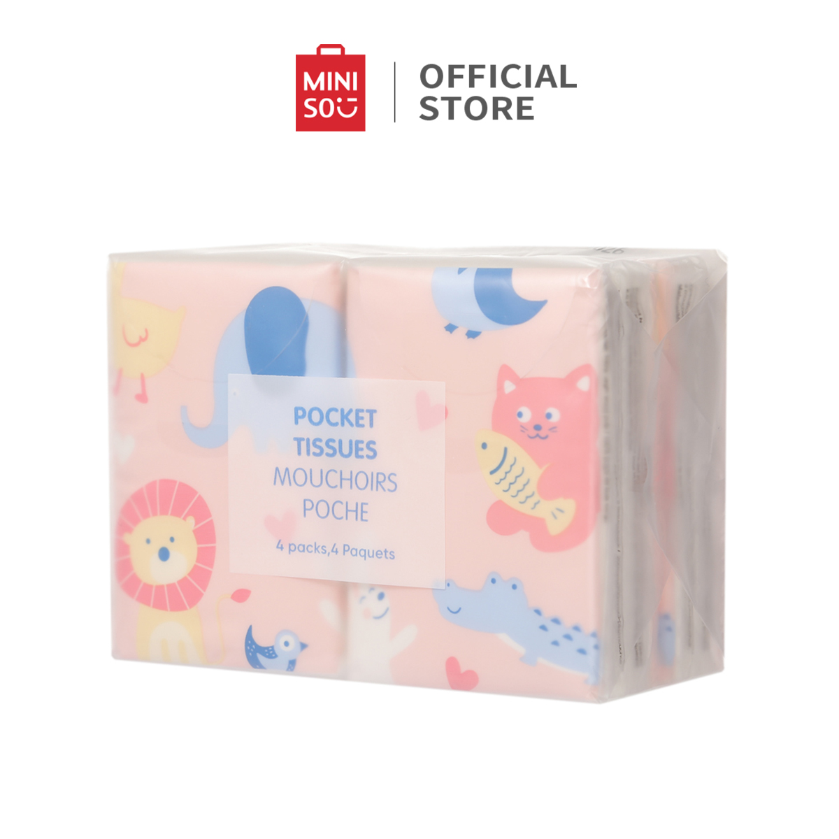 Miniso Tissue Package Tissues Packs Forest Family 2.0 Skin-Friendly ...