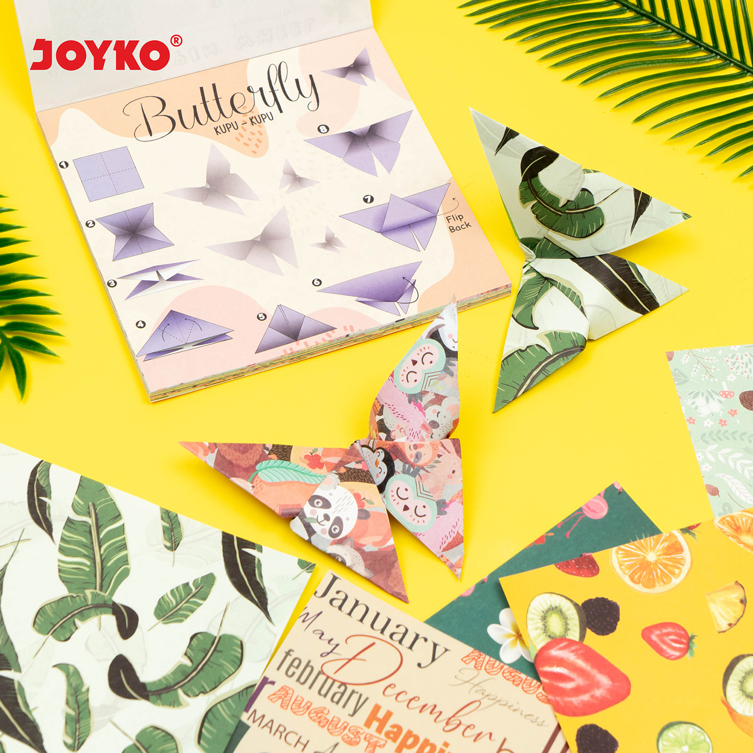 JOYKO Origami Paper Art Folding Paper OGP-303 Mix Pattern 15 x 15 cm ...