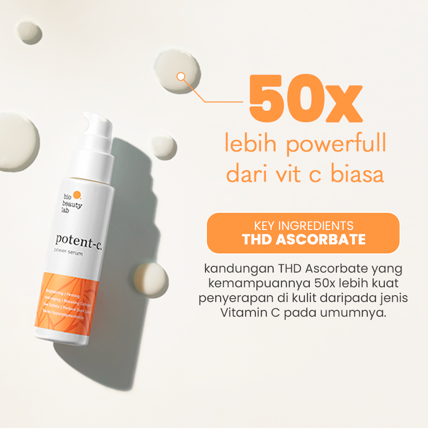 Bio Beauty Lab Potent-C Power Serum Vitamin C THD Ascorbate | Shopee ...