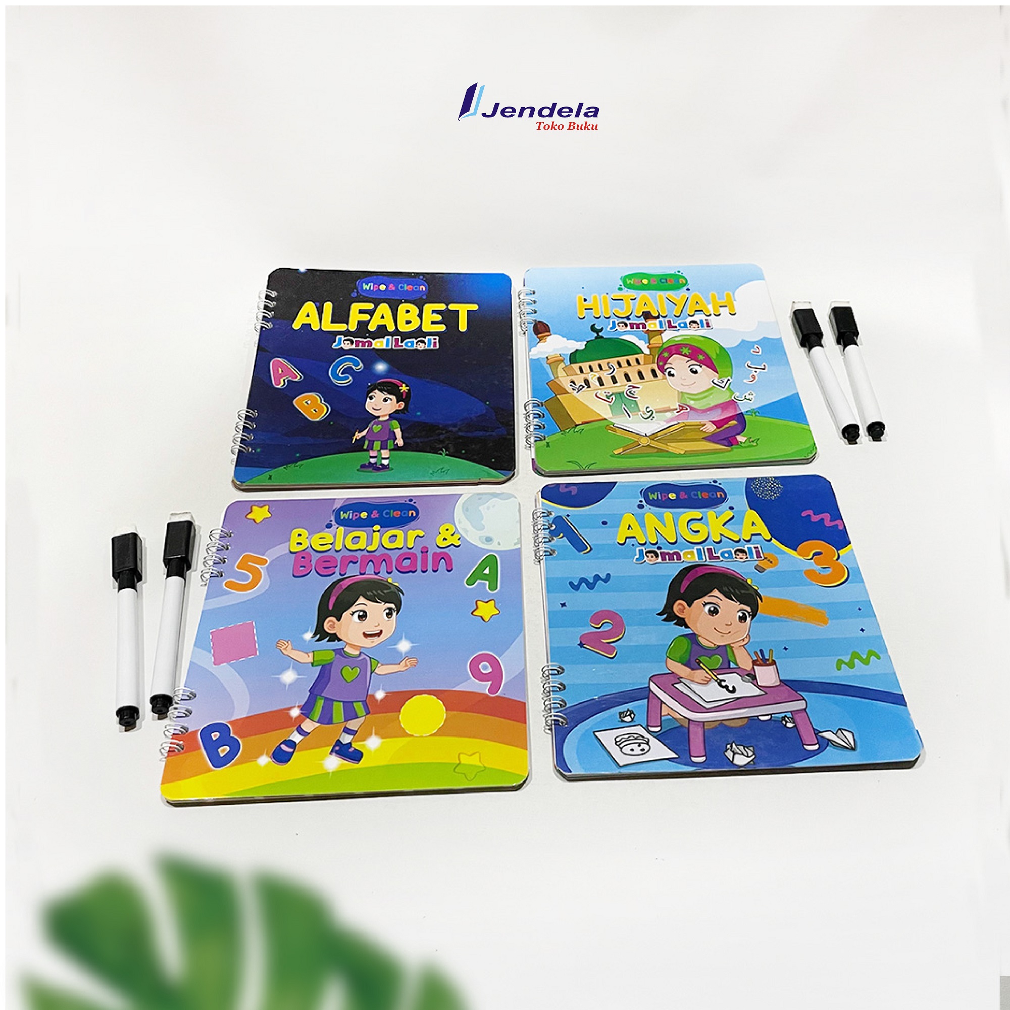 Educational Books Smart Activity Wipe & Clean Numbers Alphabet ...