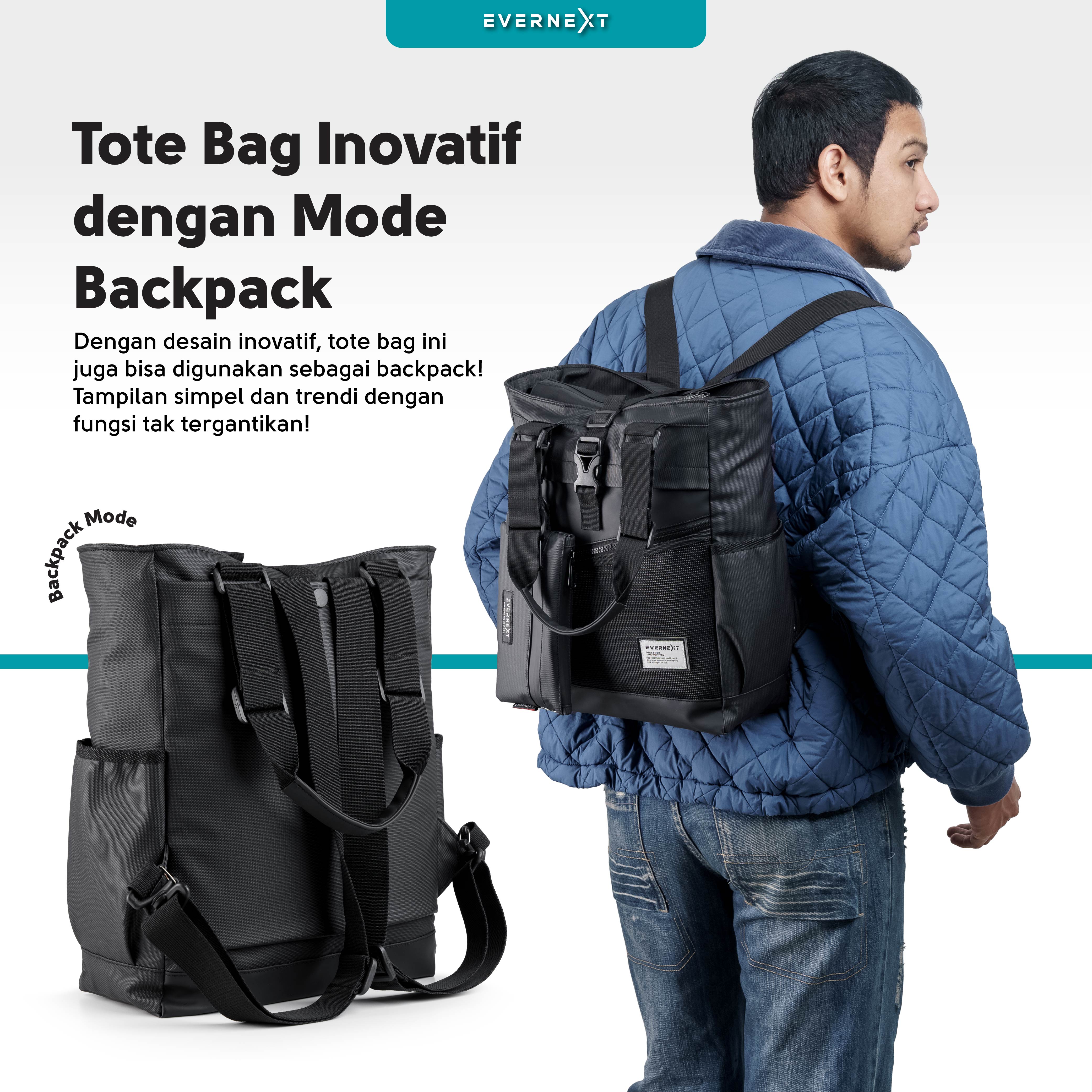 Evernext - Waterproof Men's Backpack Waterproof Tote Bag Raizen ...