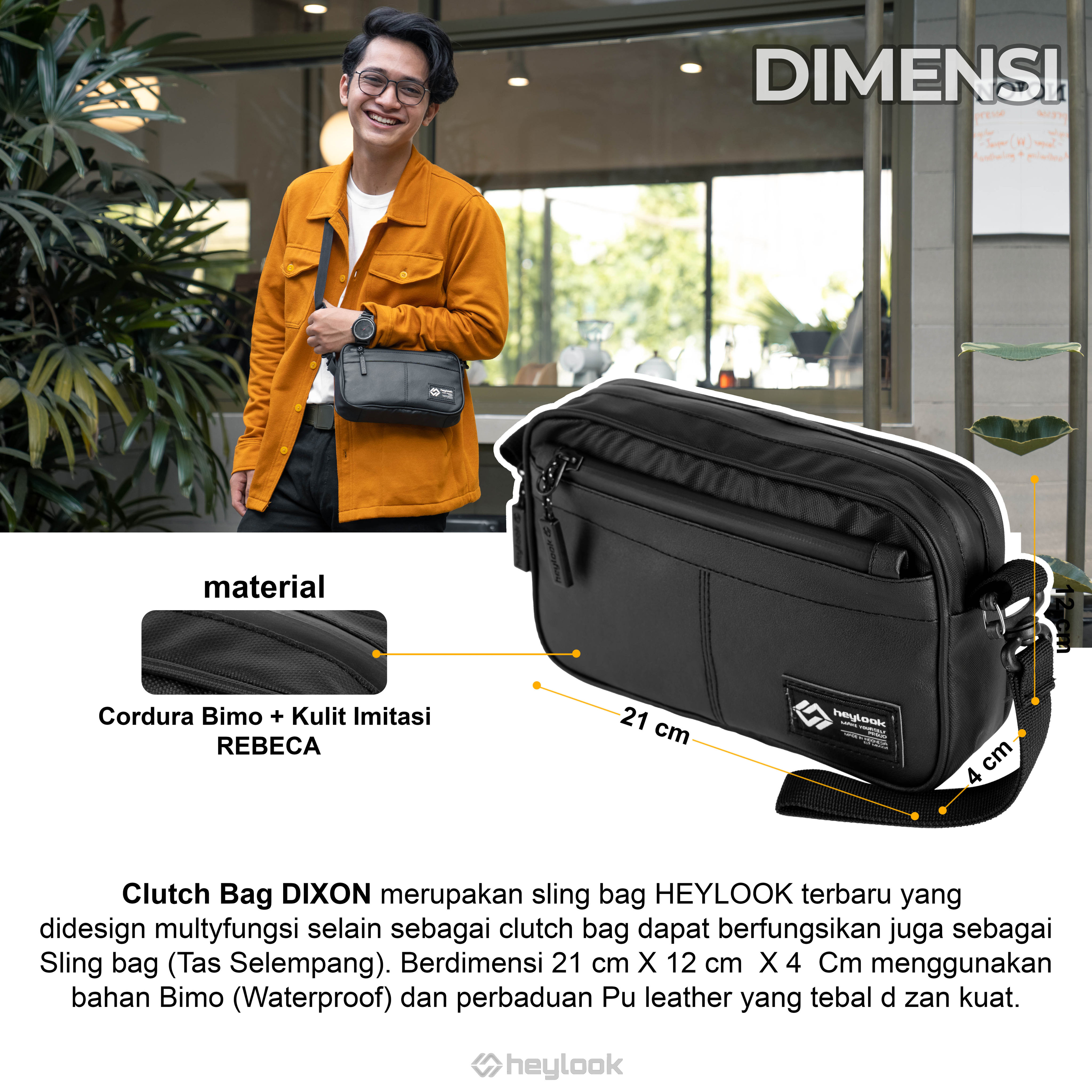 Exclusive - Hand Bag Bag DIXON Multi-Function 3 in 1 Sling Bag ...