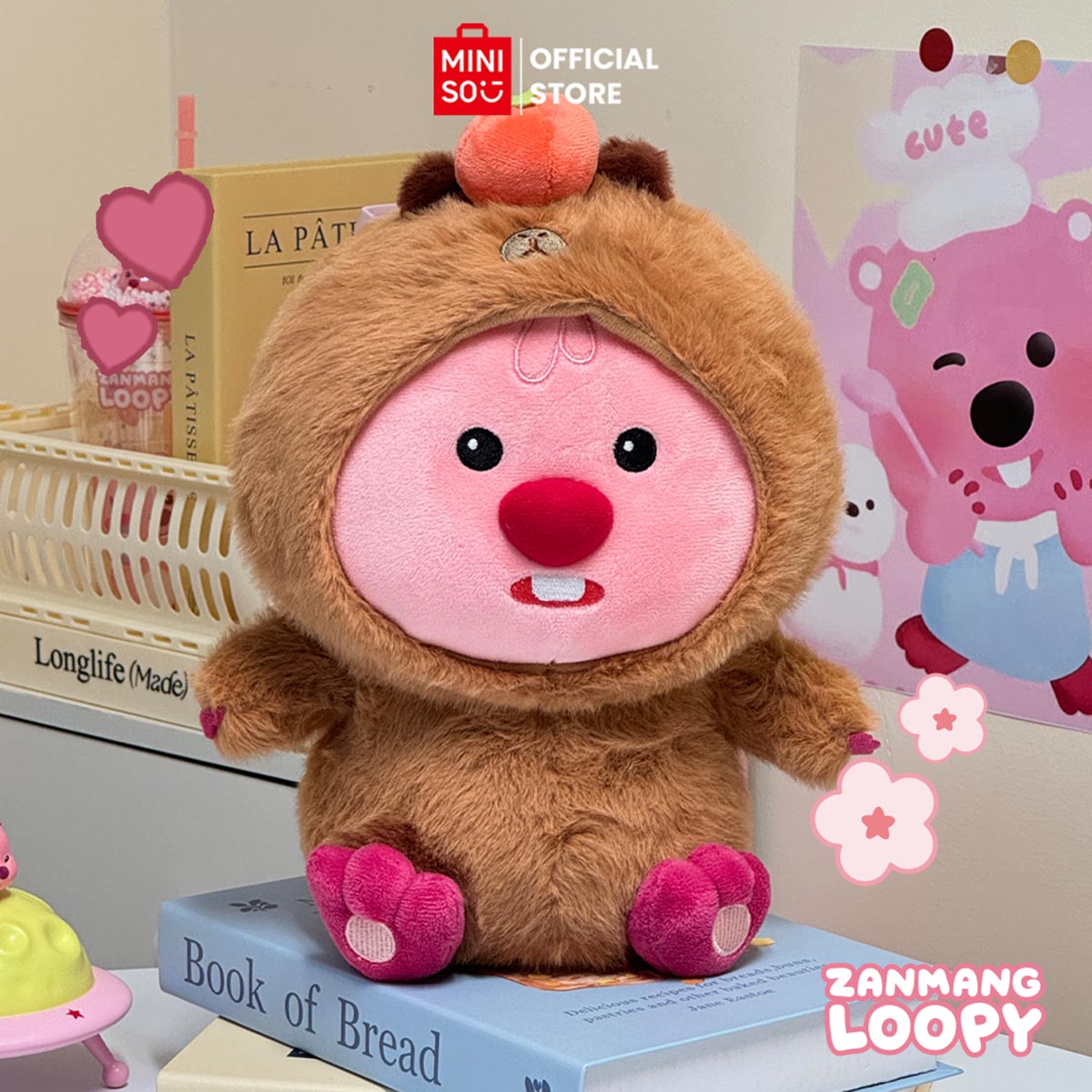 Miniso x ZANMANG Loopy Collection Plush Toy 10in Plush Toy. Cute and ...