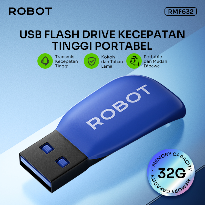 Robot USB Flashdisk 16GB 32GB RMF616/RMF632 All Metal High Speed ...