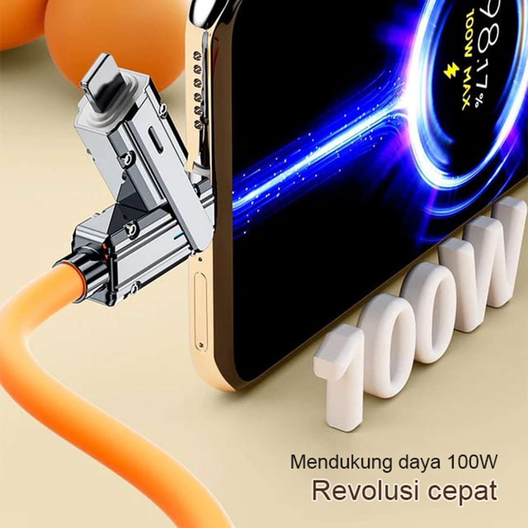 Yesplus KM13 4in1 120W Charging Type C PD Cable Super Fast Charging ...