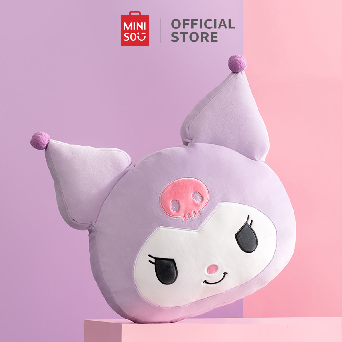 Miniso x Sanrio Pillow Ultra-soft Pillow Kuromi Cinnamoroll Lumbar ...