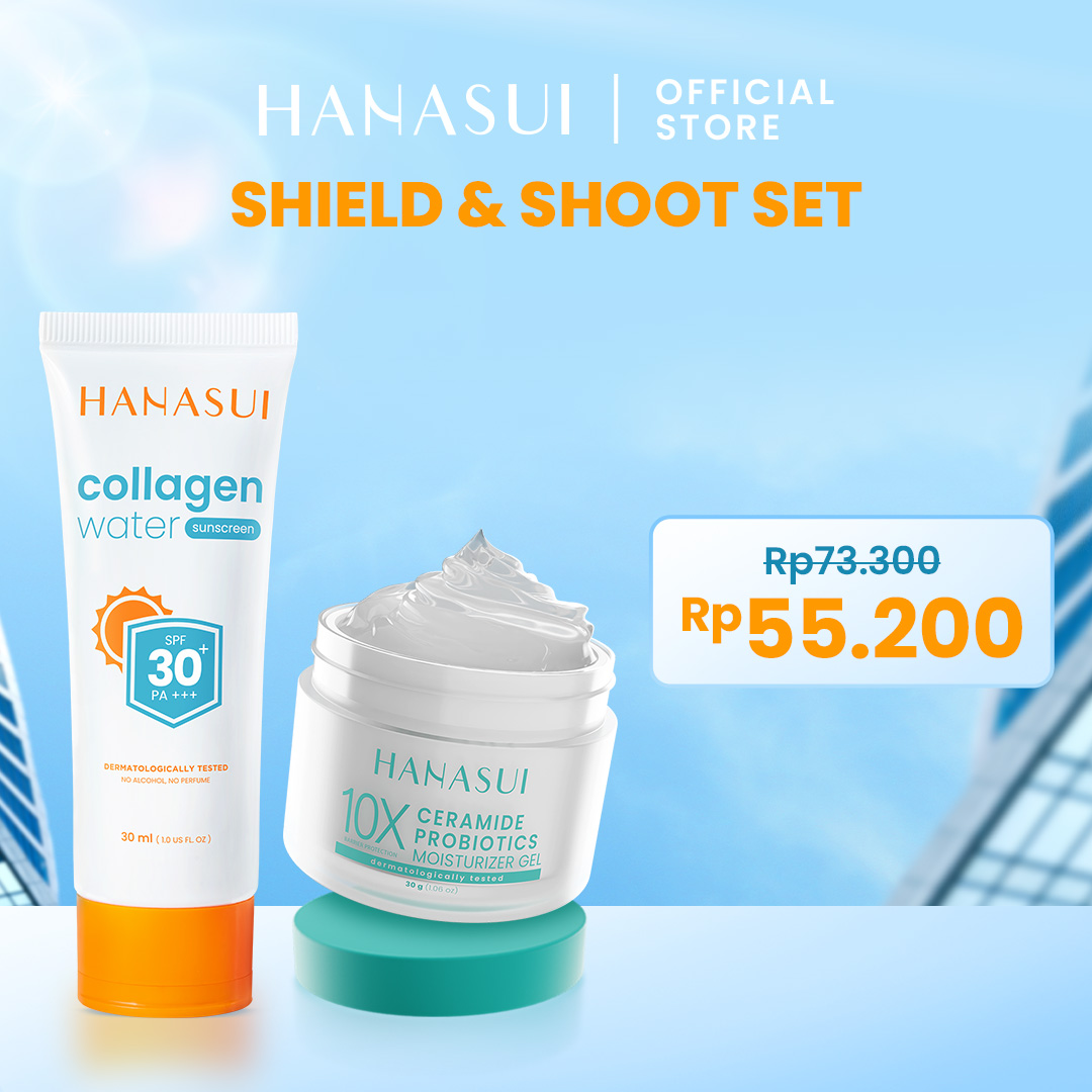 Hanasui Skincare Set | Collagen Water Sunscreen SPF 30 Power Bright ...