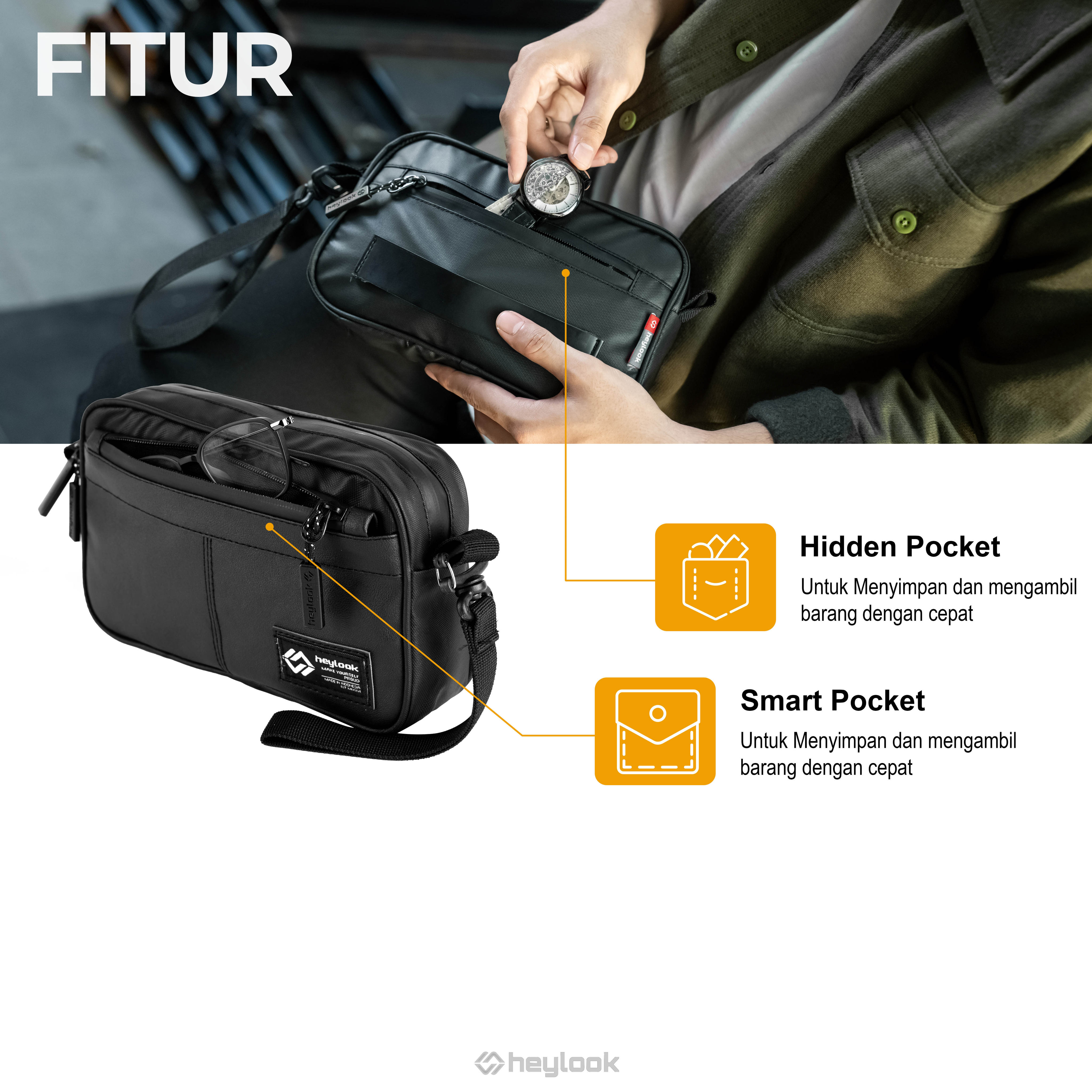 Exclusive - Hand Bag Bag DIXON Multi-Function 3 in 1 Sling Bag ...