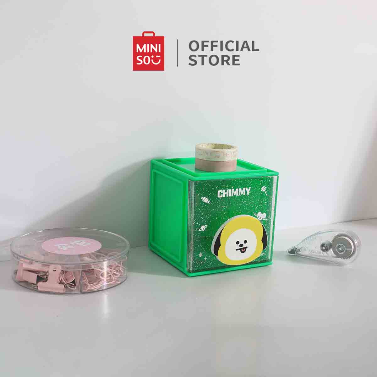 Miniso x BT21 Collection Stackable Storage Cube Desktop Storage Box ...