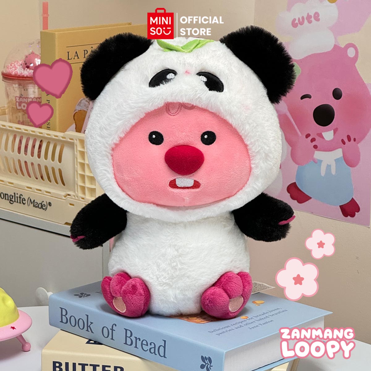 Miniso x ZANMANG Loopy Collection Plush Toy Plush Toy 10in.Costume ...
