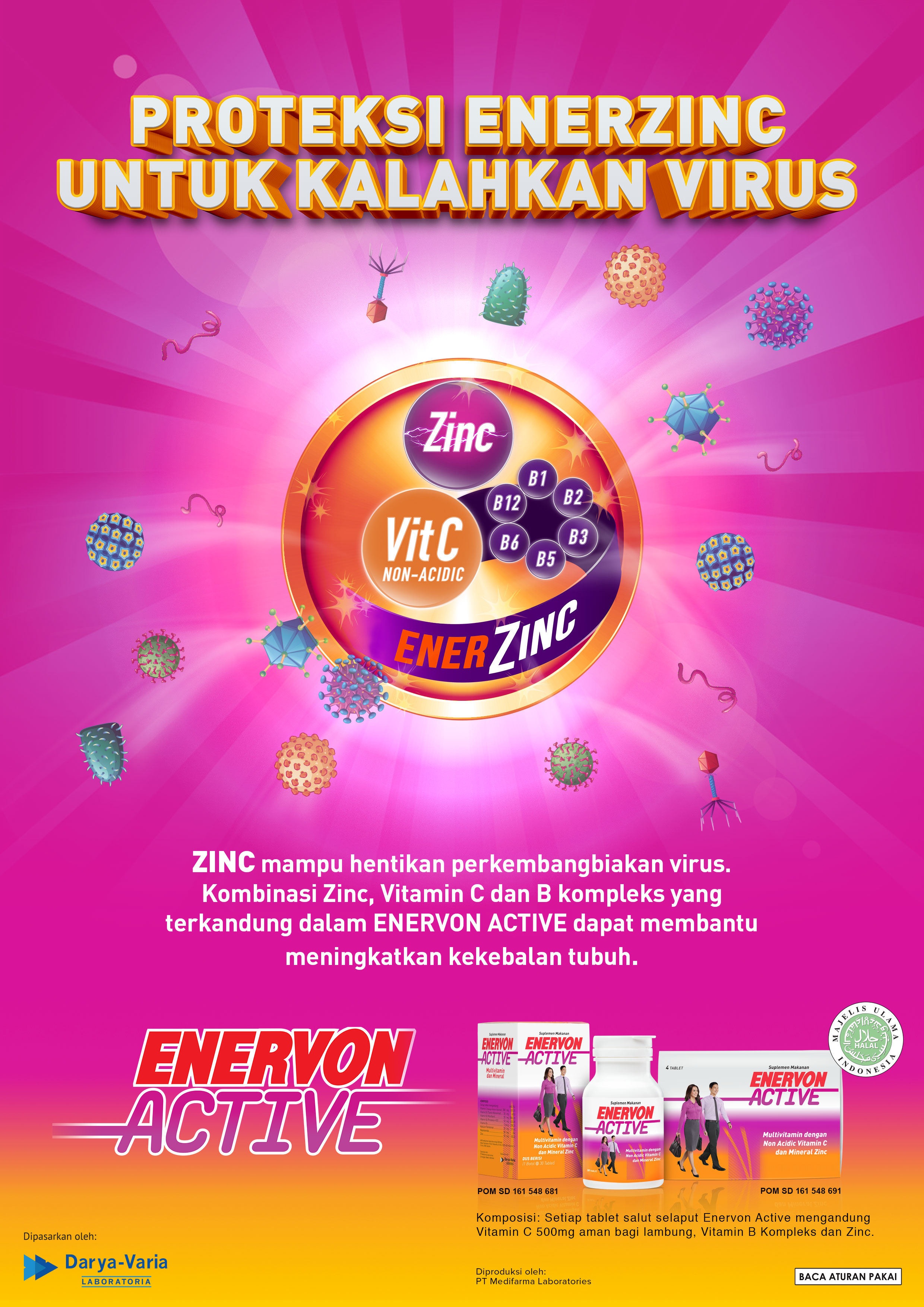[BUNDLE] Enervon Active Vitamin C And B Complex (2 Bottles x 30 ...