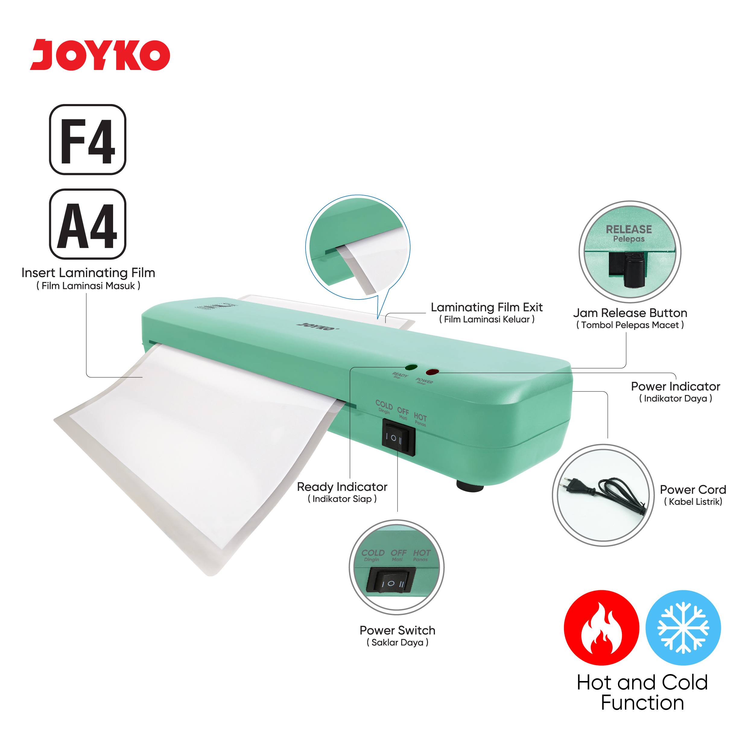 MESIN Laminating Machine Joyko LM-07CO Laminating Machine | Shopee Malaysia