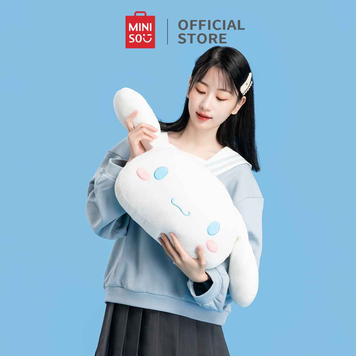 Miniso x Sanrio Pillow Ultra-soft Pillow Kuromi Cinnamoroll Lumbar ...