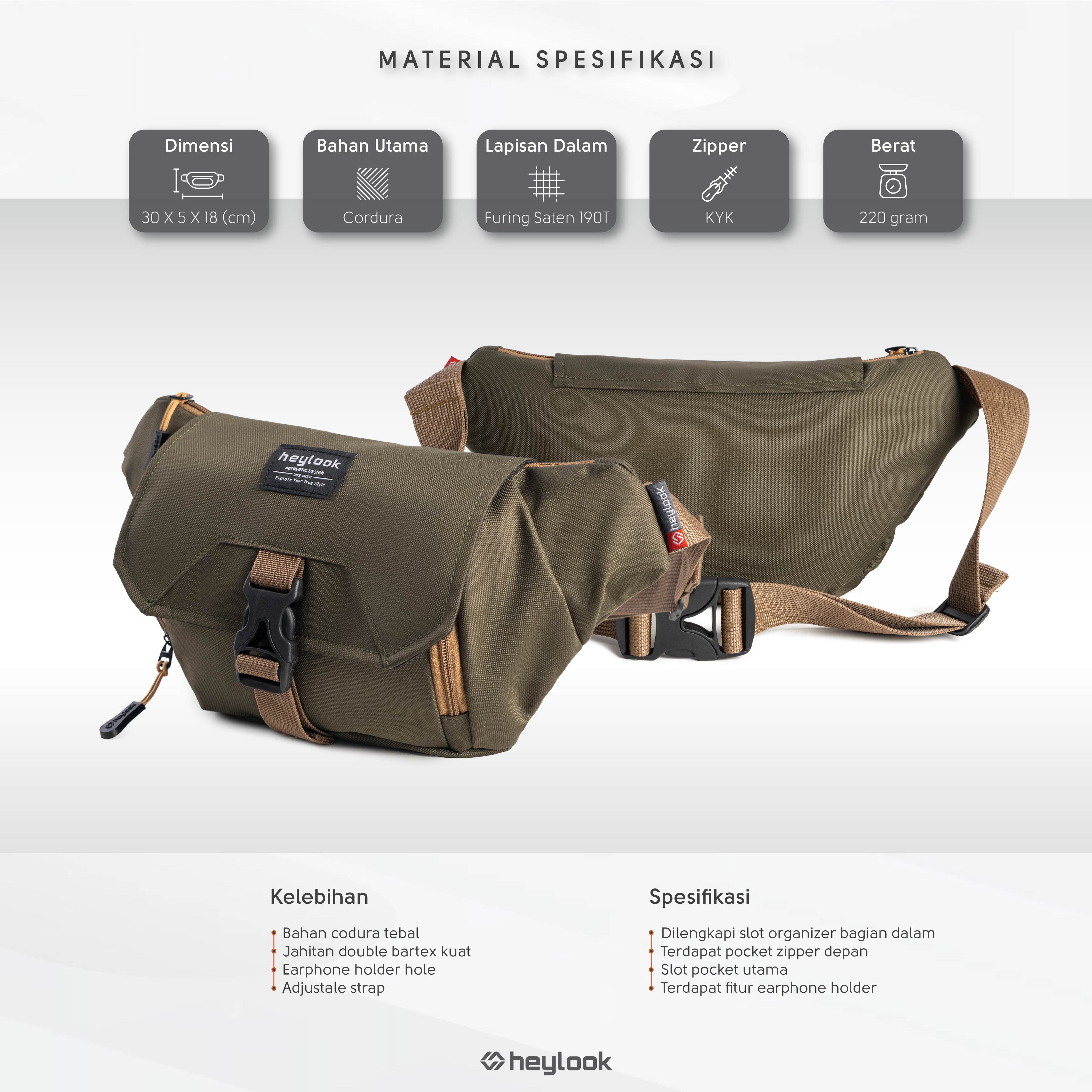 Heylook Official - ROCKY Men's Sling Bag Men's Bag Distro Sling Bag ...