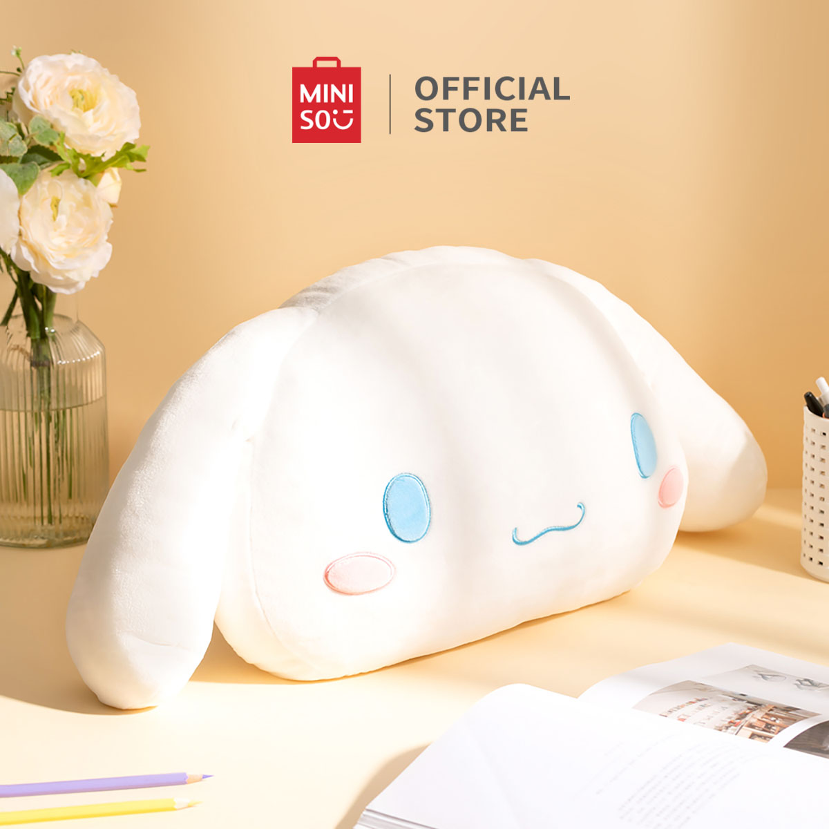 Miniso x Sanrio Pillow Ultra-soft Pillow Kuromi Cinnamoroll Lumbar ...