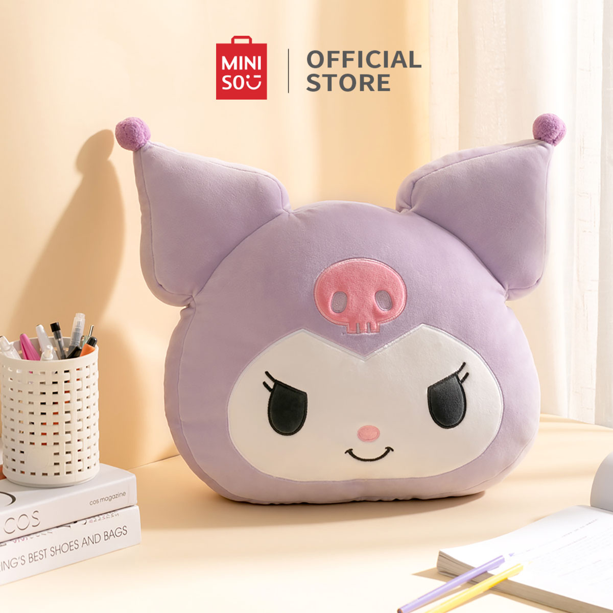 Miniso x Sanrio Pillow Ultra-soft Pillow Kuromi Cinnamoroll Lumbar ...