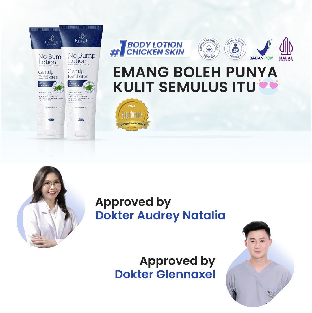 Rintik Skincare - Travel Size No Bump Lotion/ Body Lotion for Pimples, Chicken skin, Body Acne ...