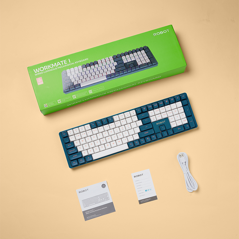 Robot Workmate I Hybrid Gaming/Working Mechanical Keyboard Newest ...