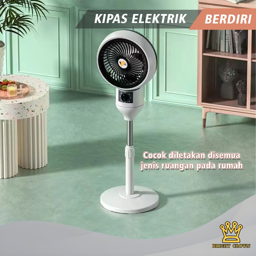 Bright Crown Electric Fan Long Range Stand Fan Low Noise/Standing Fan ...