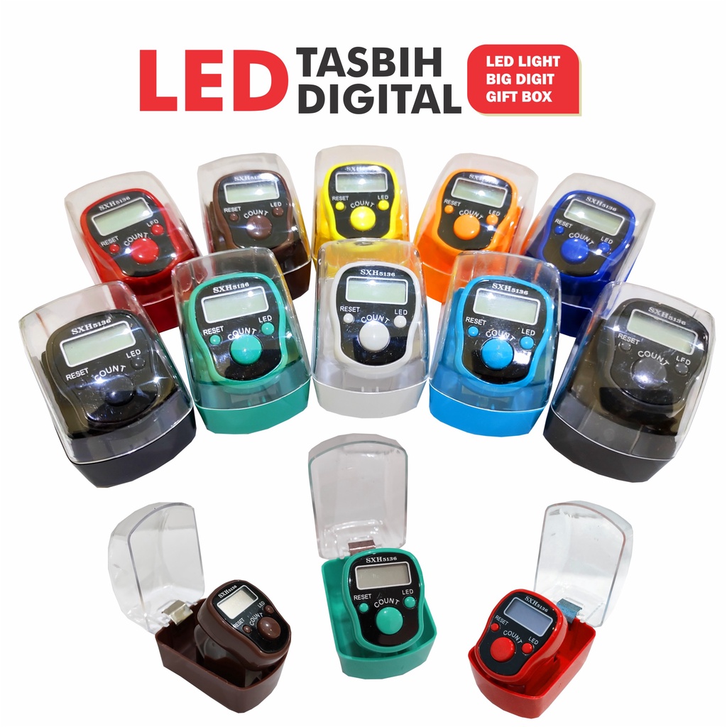 Digital Tasbih, ATK Mini Counter Finger Digital Counting Tool | Shopee ...