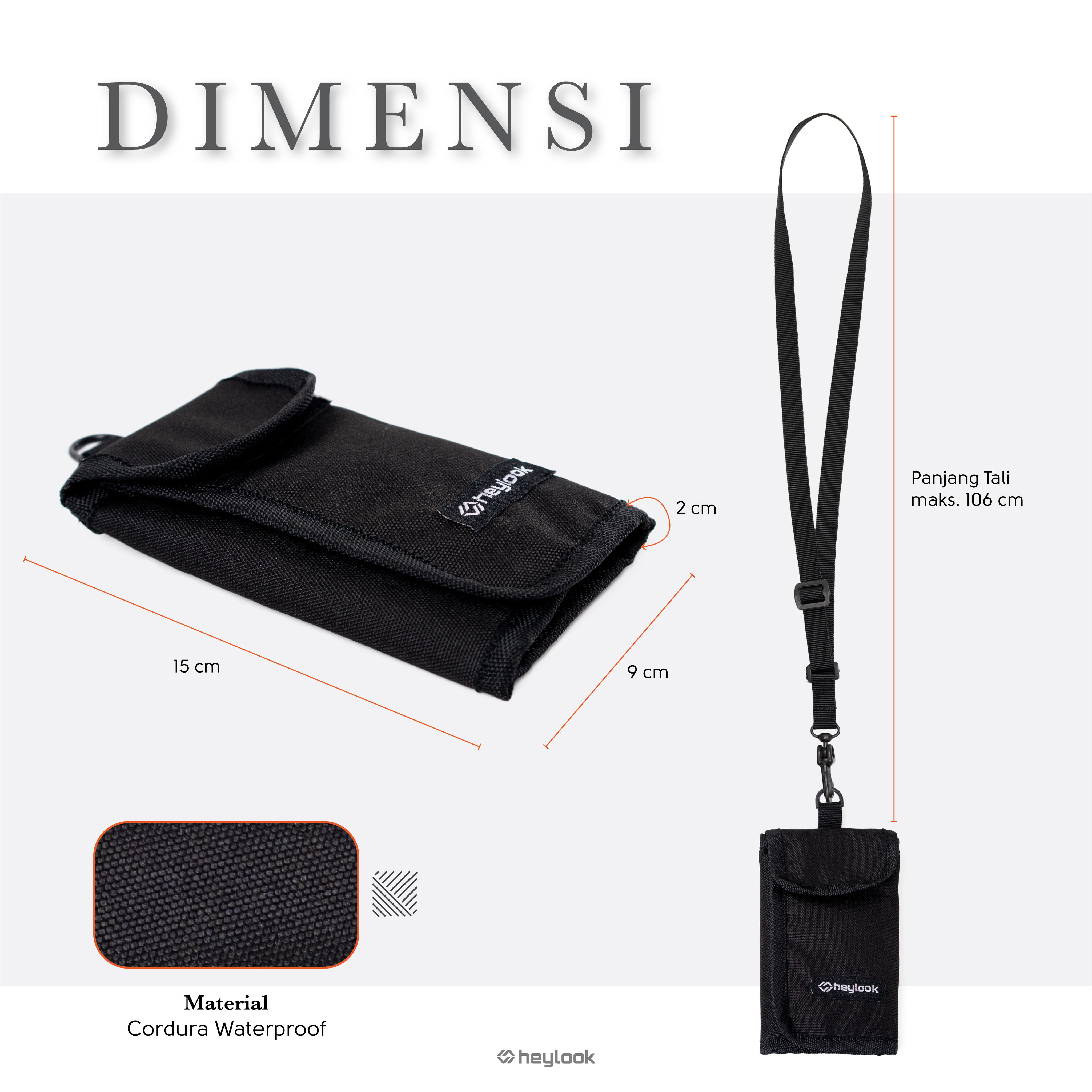 Heylook Official - Sling Wallet TOKYO Waterproof Card Wallet Waterproof ...