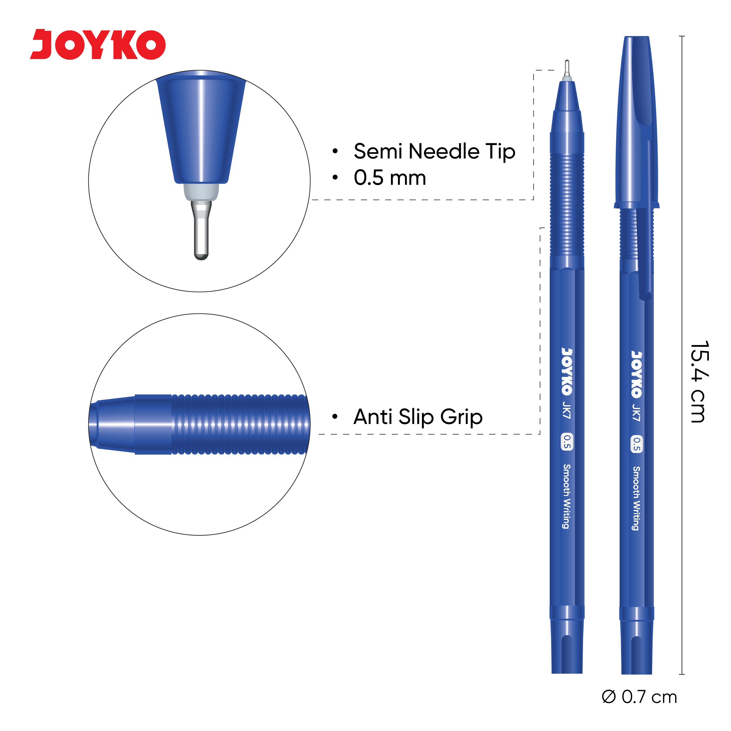 Ball Pen Joyko JK-7 Pen 0.5 mm | Shopee Malaysia