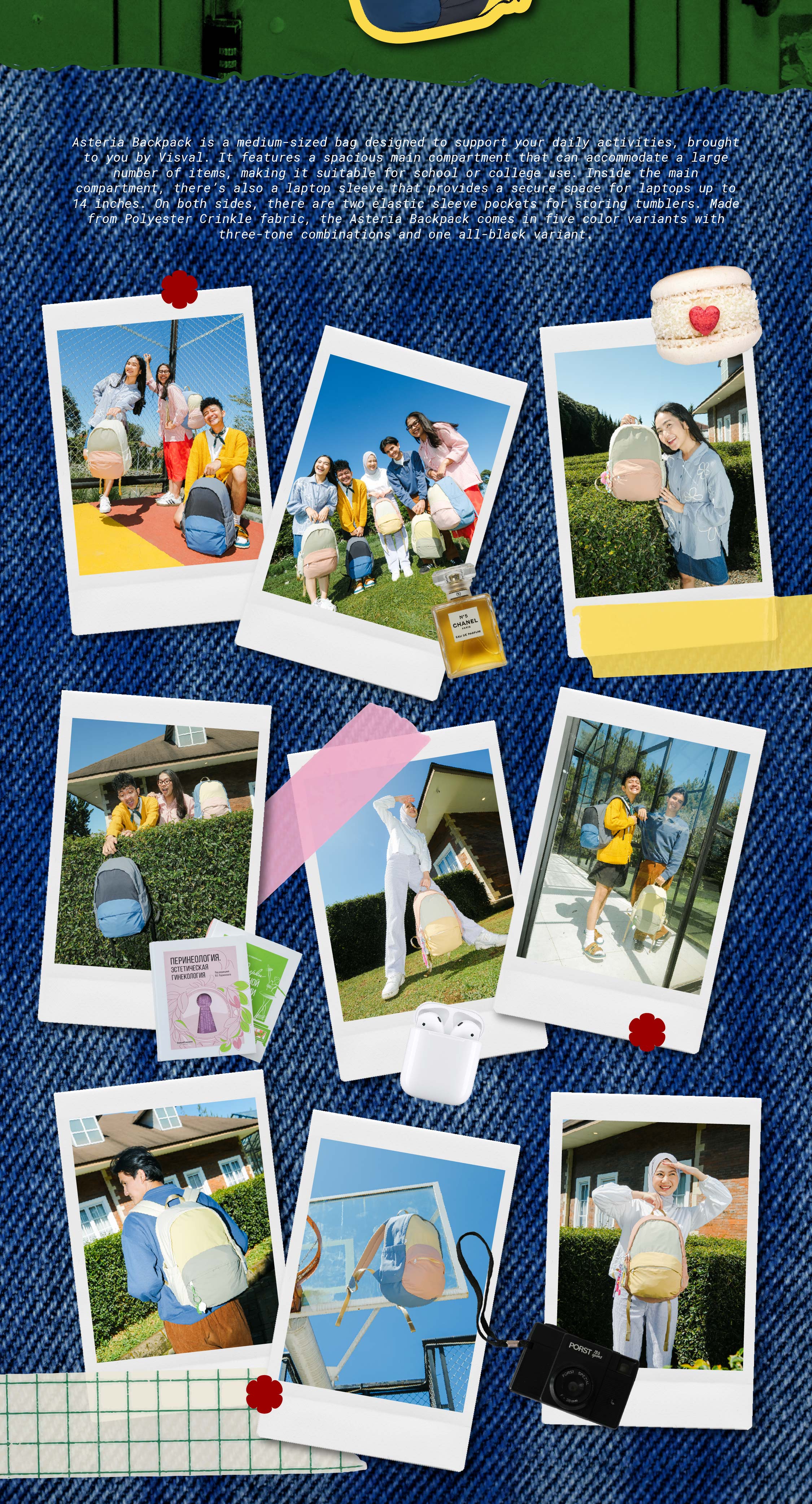 School Bag - Asteria Backpack - Visval - Backpack | Shopee Malaysia