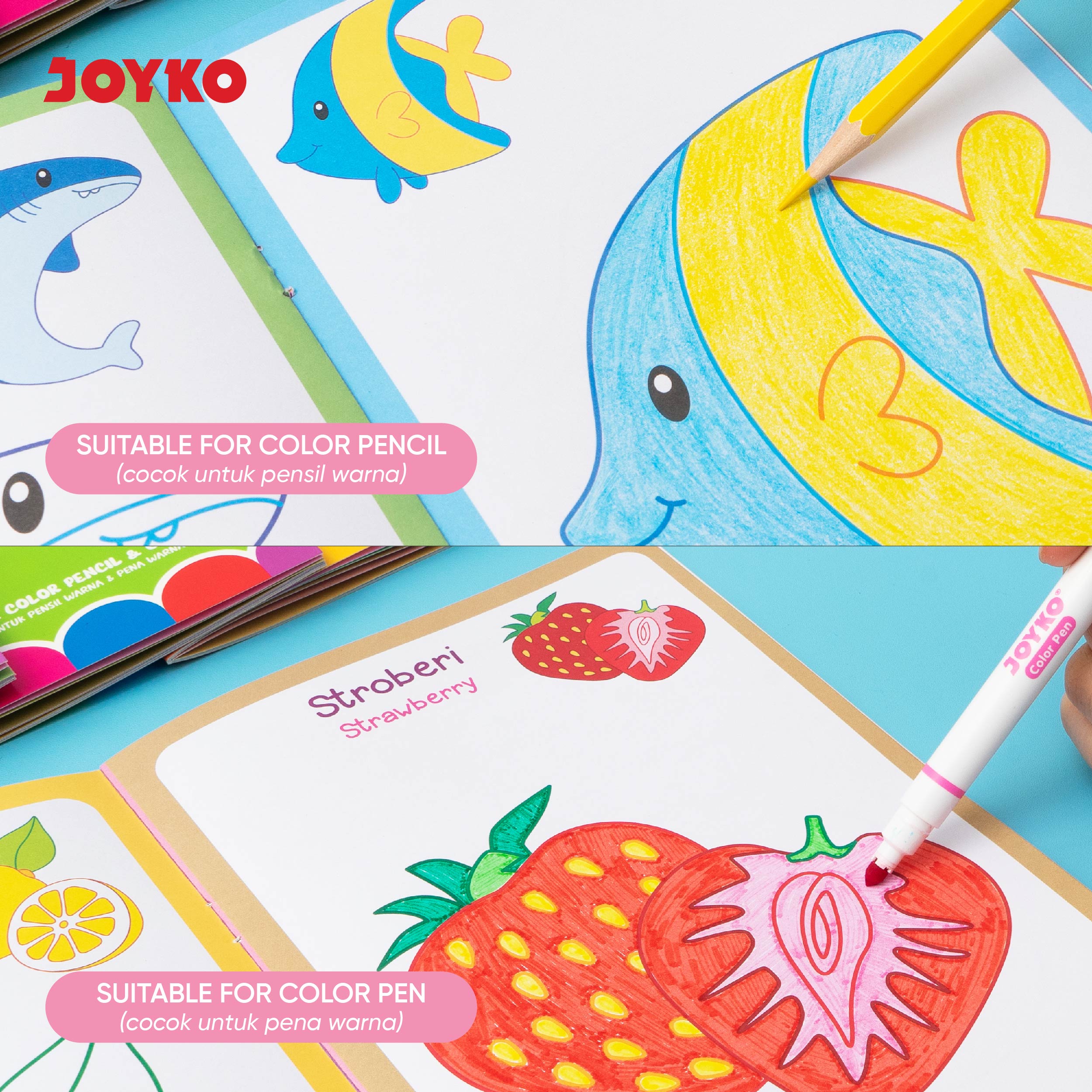 JOYKO Kindergarten and Early Childhood Education Coloring Book Contents ...