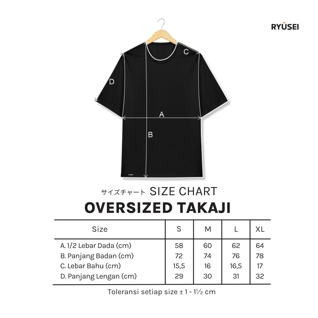 Ryusei Oversized Babyterry Tshirt - Takaji | Shopee Malaysia