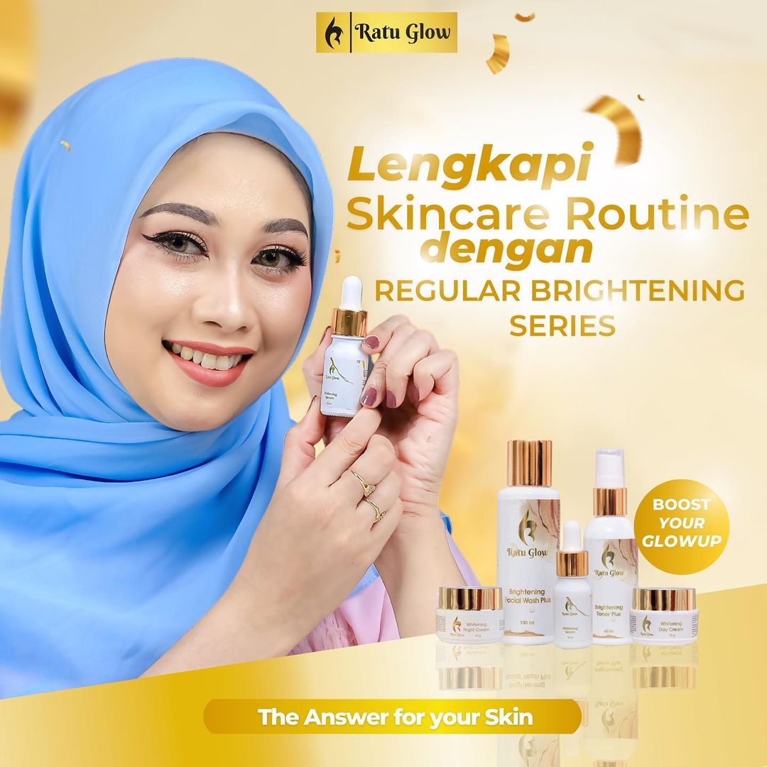 HITAM Ratu Glow Brightening Acne Original Regular Package Removes Black Spots, Glowing Skin ...