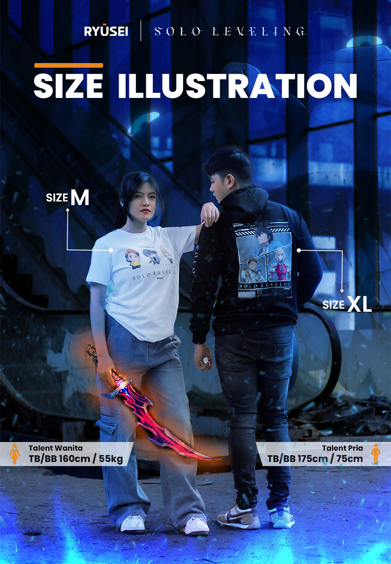 Ryusei x Solo Leveling | Dagger Black Tshirt | Shopee Malaysia