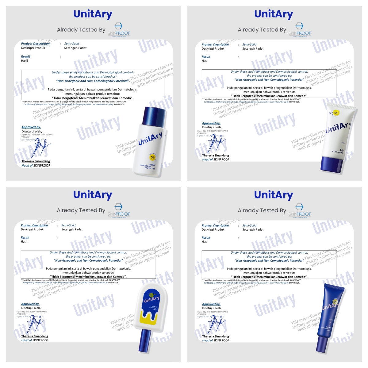 [IN Vivo & Non COMEDOGENIC TESTED] Unity Watery Oil Control Sunscreen ...