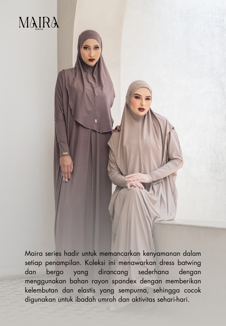 One Set Maira (Dress and Hijab) - Abaya One Set by Tubita | Shopee Malaysia