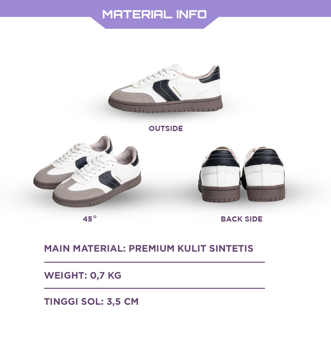 KRONIKEL VELO Women's Sneakers Casual Sport Shoes White | Shopee Malaysia