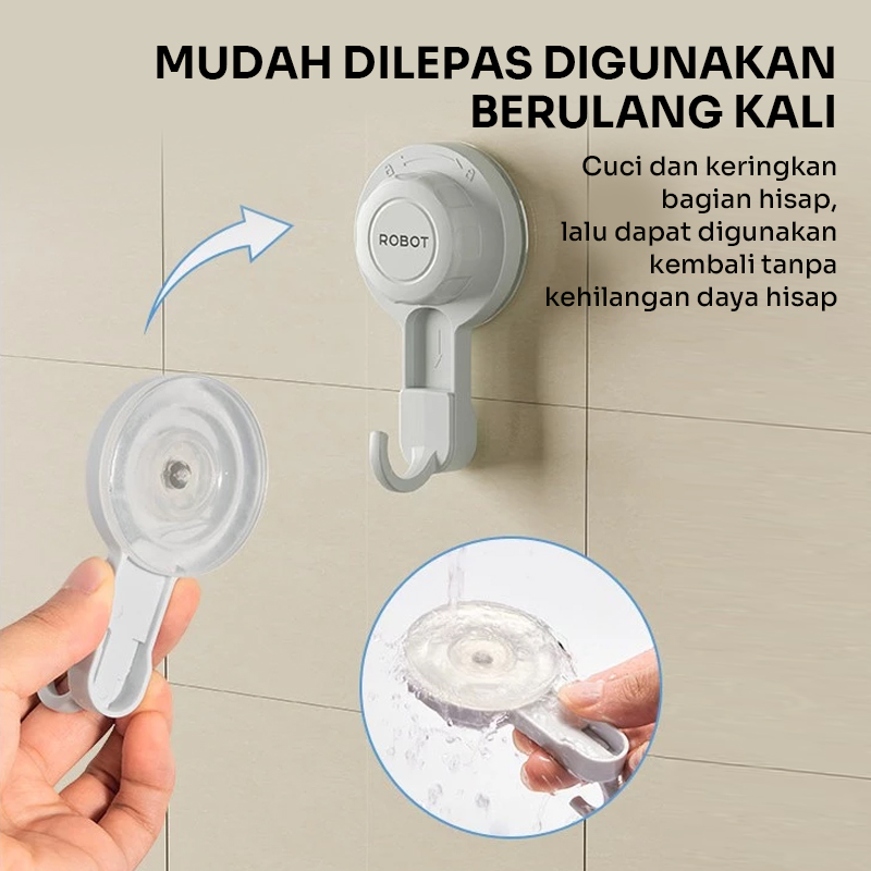 GANTUNGAN Robot Multifunctional Hanger Home Aesthetic Toilet Hanger ...