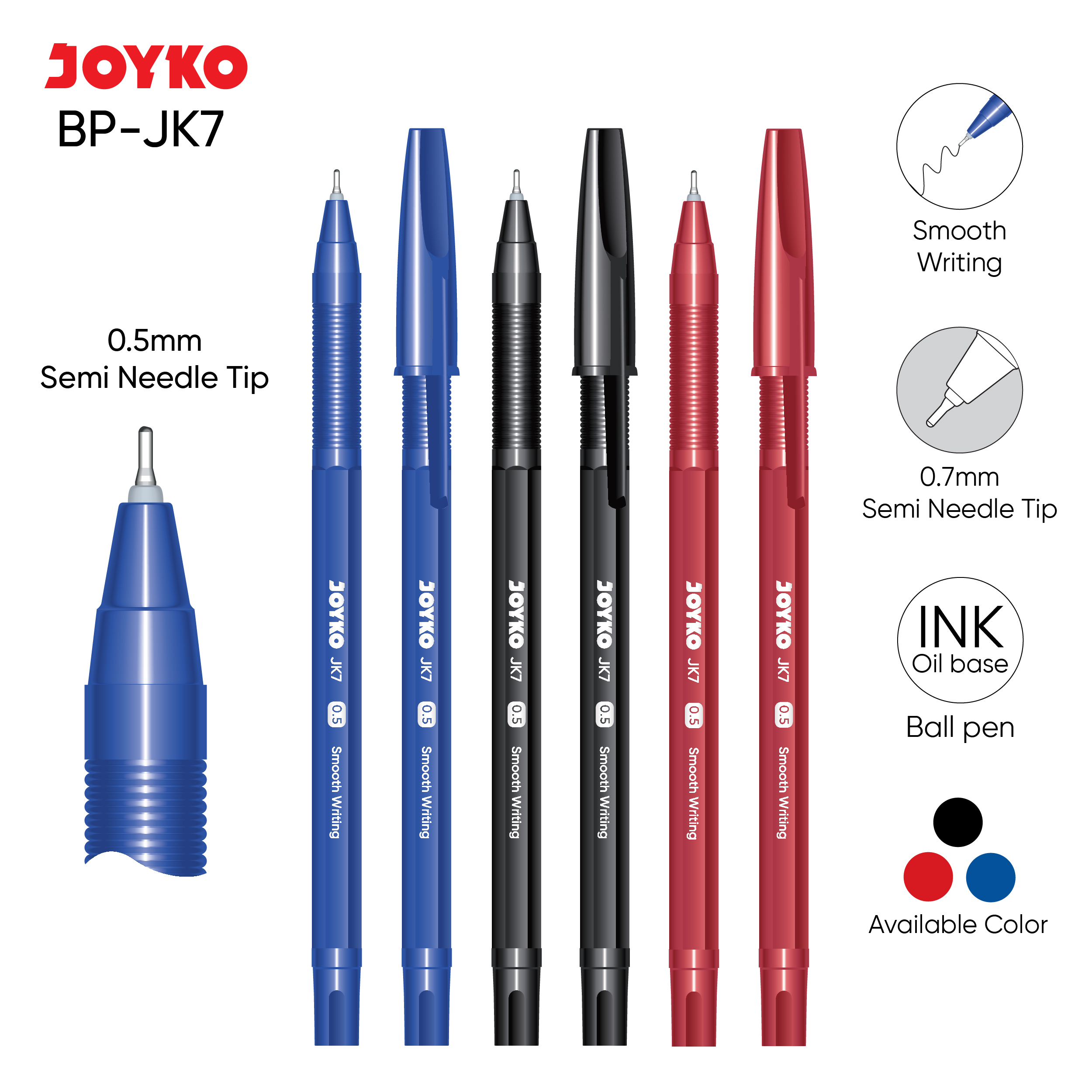 Ball Pen Joyko JK-7 Pen 0.5 mm | Shopee Malaysia