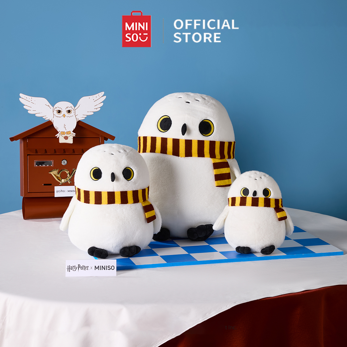 Miniso x Harry Potter Plush Toy Plush Toy 10in.14in. 20in.Scarf Hedwig Plush Toy Cute Shape ...